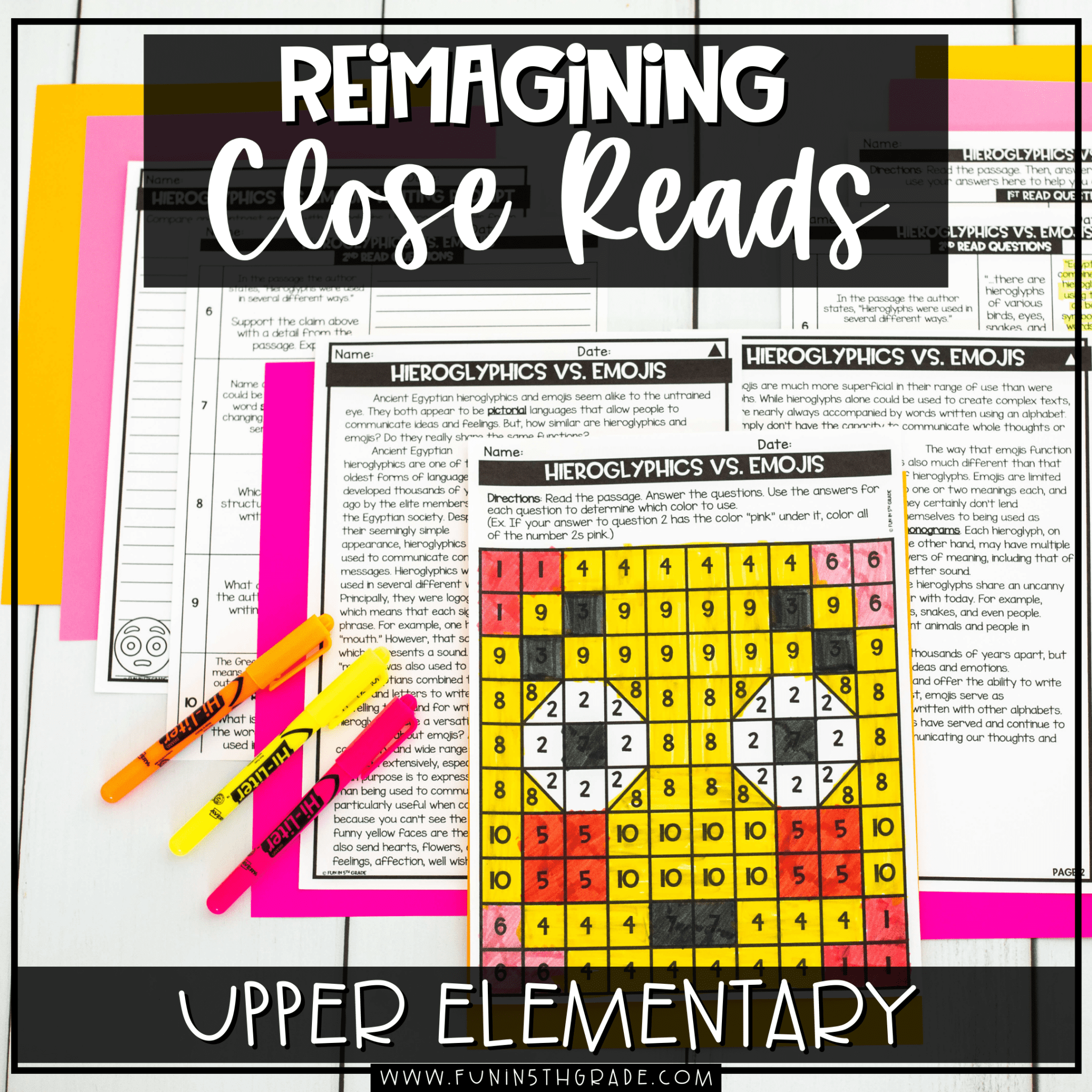 5 Reasons to Start the Year with Close Reads - Fun in 5th Grade & MORE