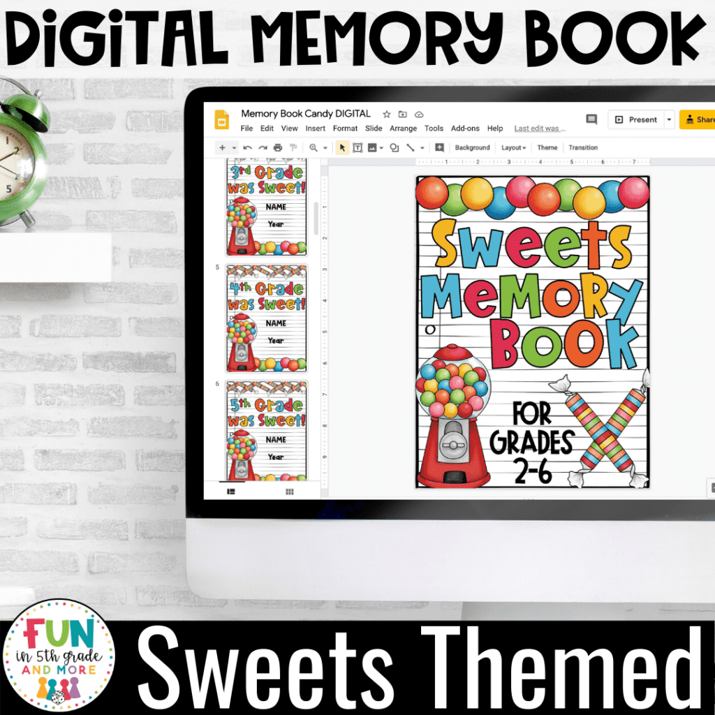 Memory Books - Fun in 5th Grade & MORE