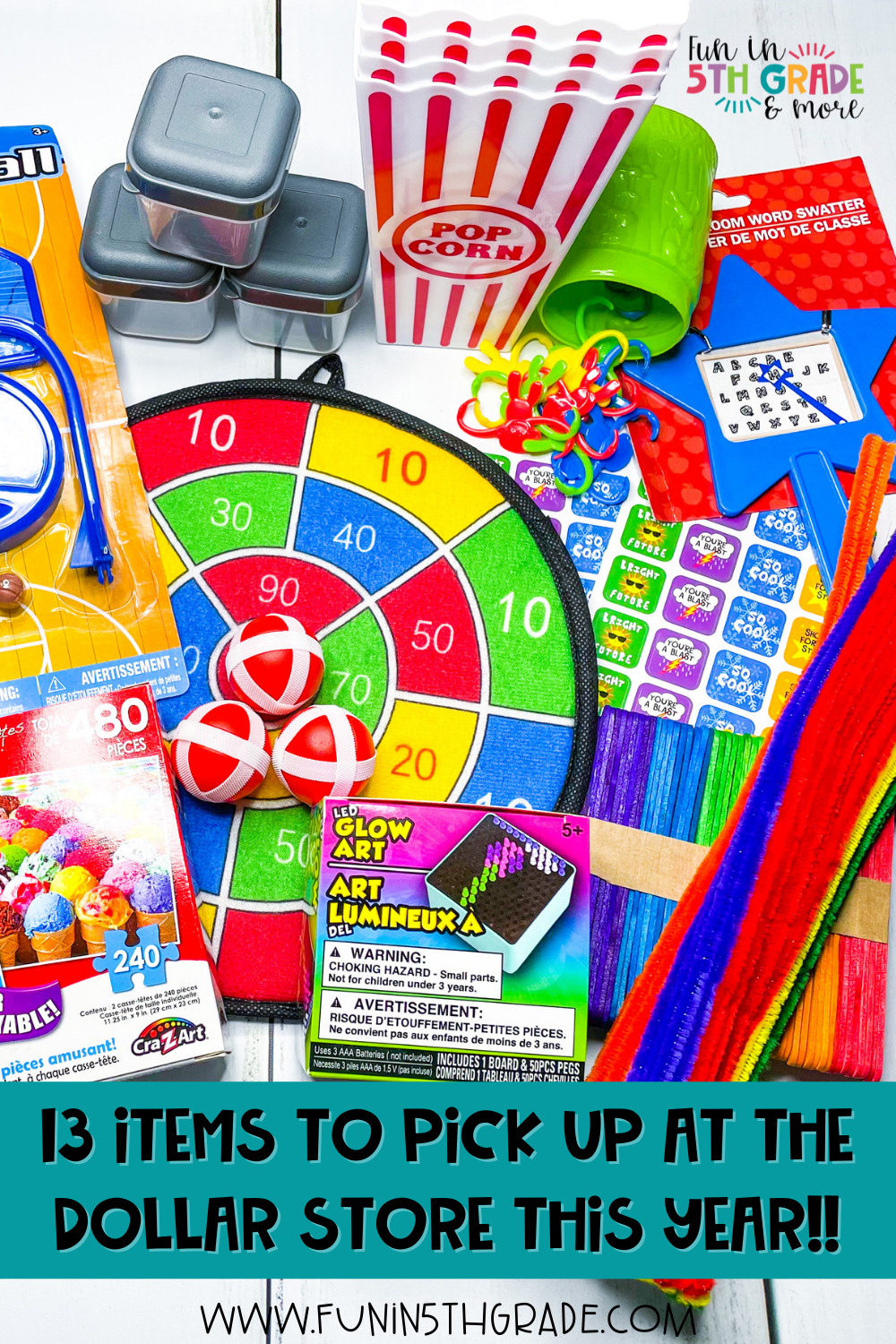 13 Items to Pick Up at the Dollar Store this Year! - Fun in 5th Grade ...