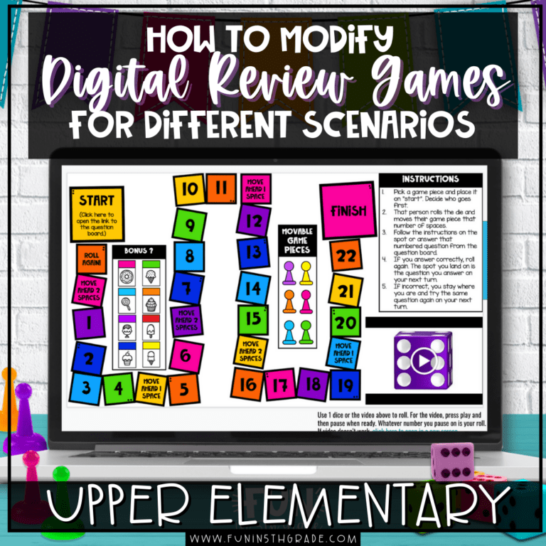 Games - Fun in 5th Grade & MORE