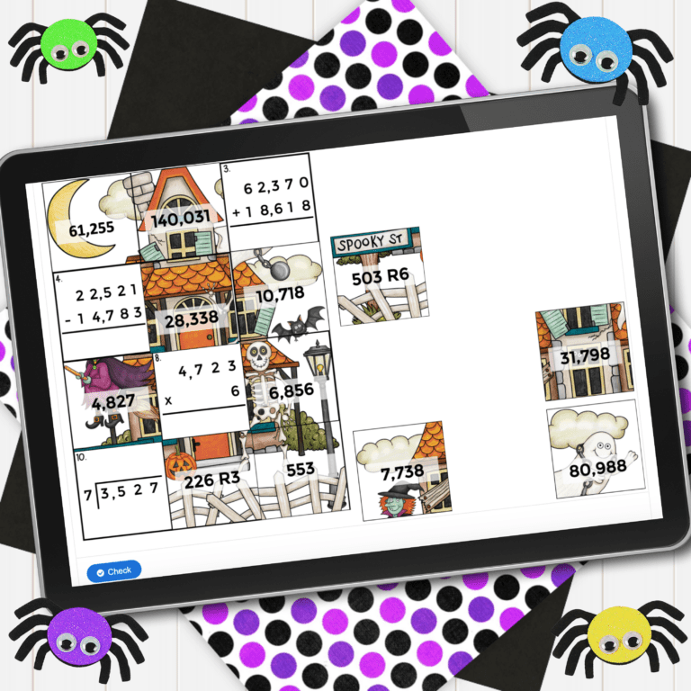 Halloween-Themed Review Activities for Upper Elementary - Fun in 5th ...