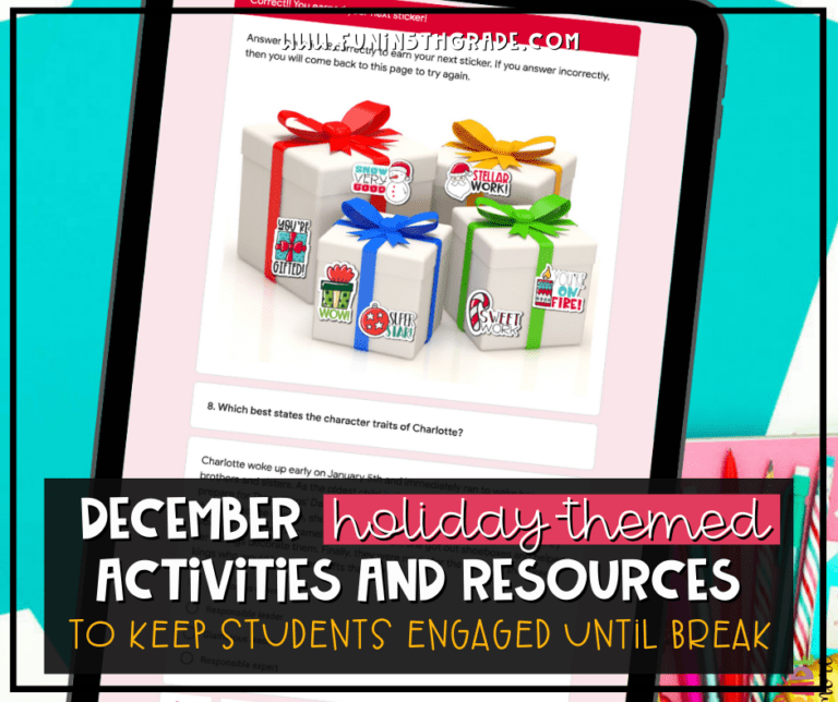 December Holiday-Themed Activities and Resources to Keep Students ...