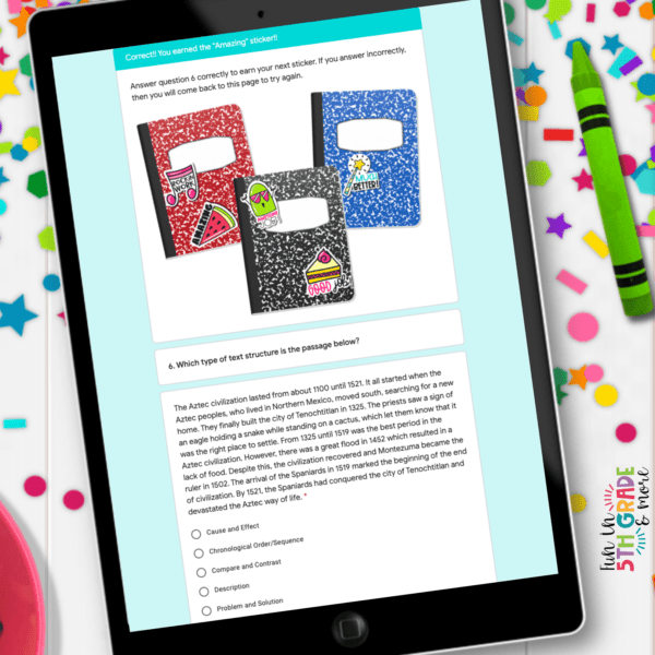 Introducing Text Structure in 5 Days - Fun in 5th Grade & MORE