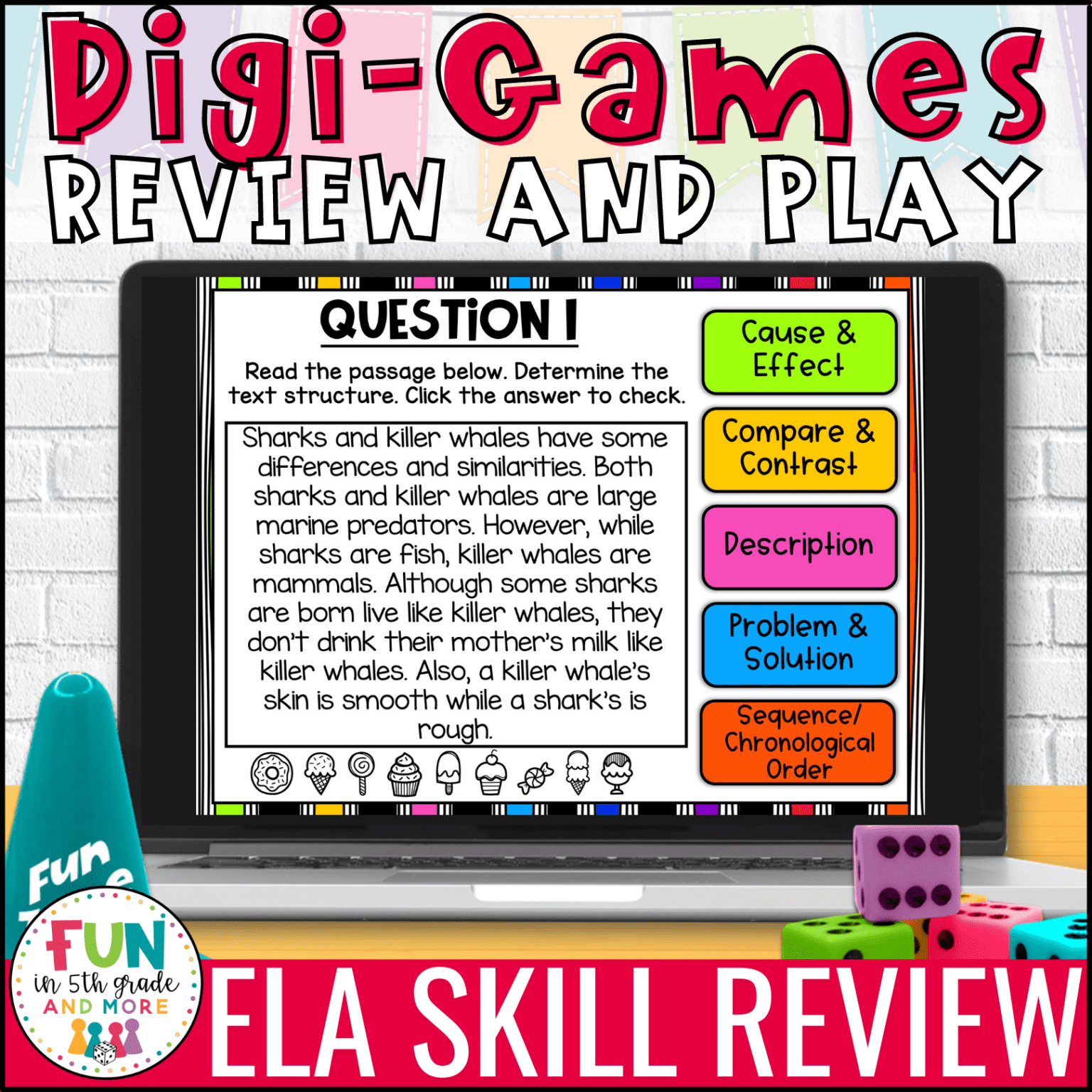 Games - Fun in 5th Grade & MORE