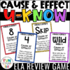 Math Facts Games - 4 Review Game U-Know Mini Bundle - Fun in 5th Grade ...