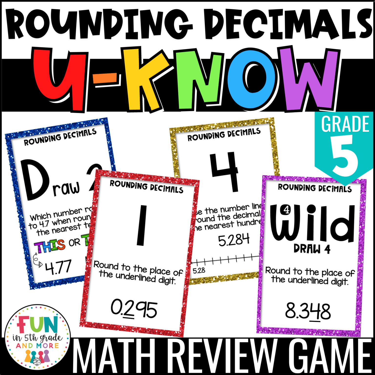 Area and Perimeter Review Game - U-Know Math Review Activity - Fun in ...
