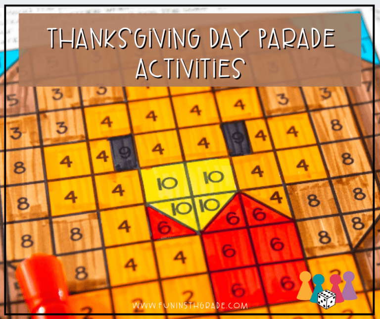 Thanksgiving Day Parade Activities - Fun in 5th Grade & MORE